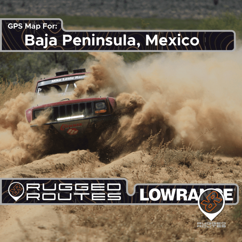 Baja Peninsula Satellite Imagery Lowrance Map