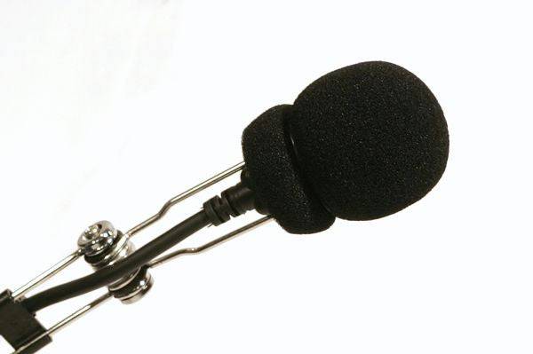 Foam Mic Sock for UTV Headsets or Wired Open Face Helmets